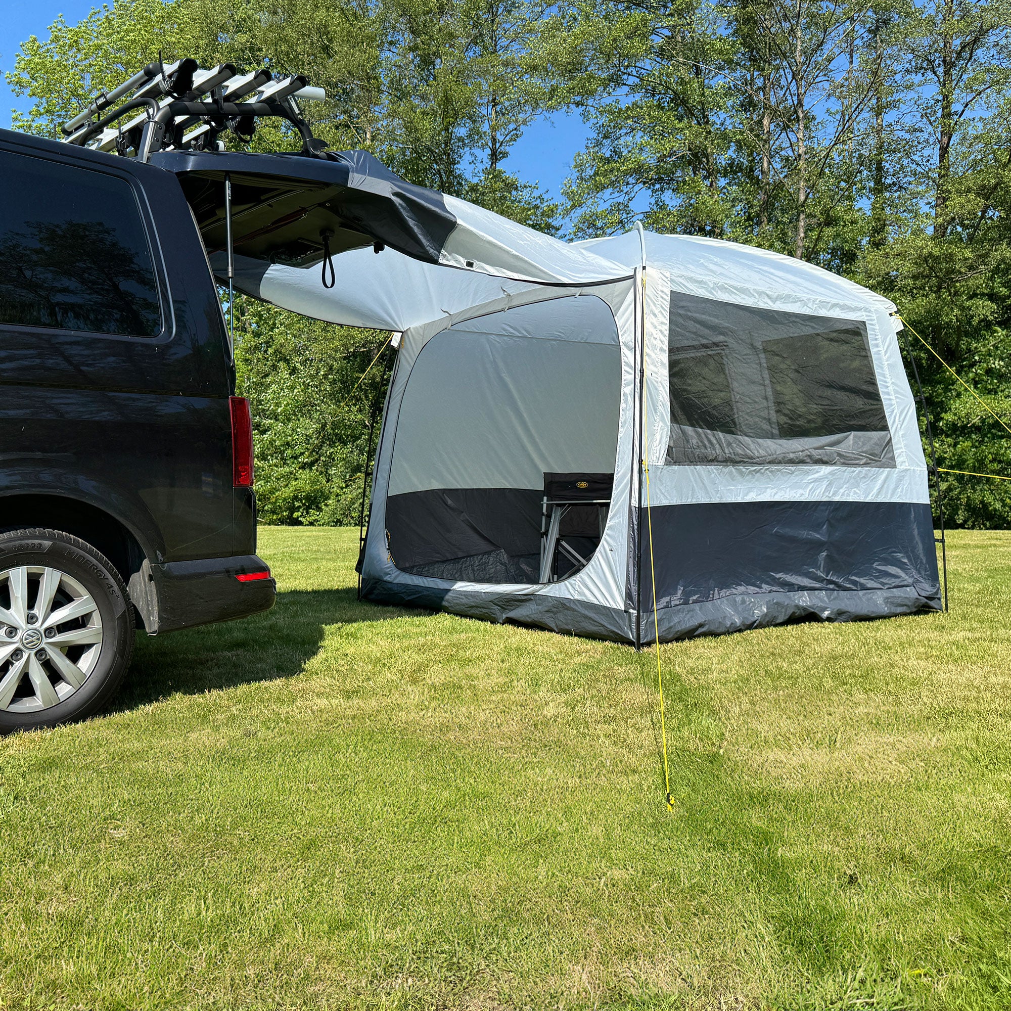 Freizeitschmiede® Buszelt 250x250 Campingbus Vorzelt für 4-6 Personen